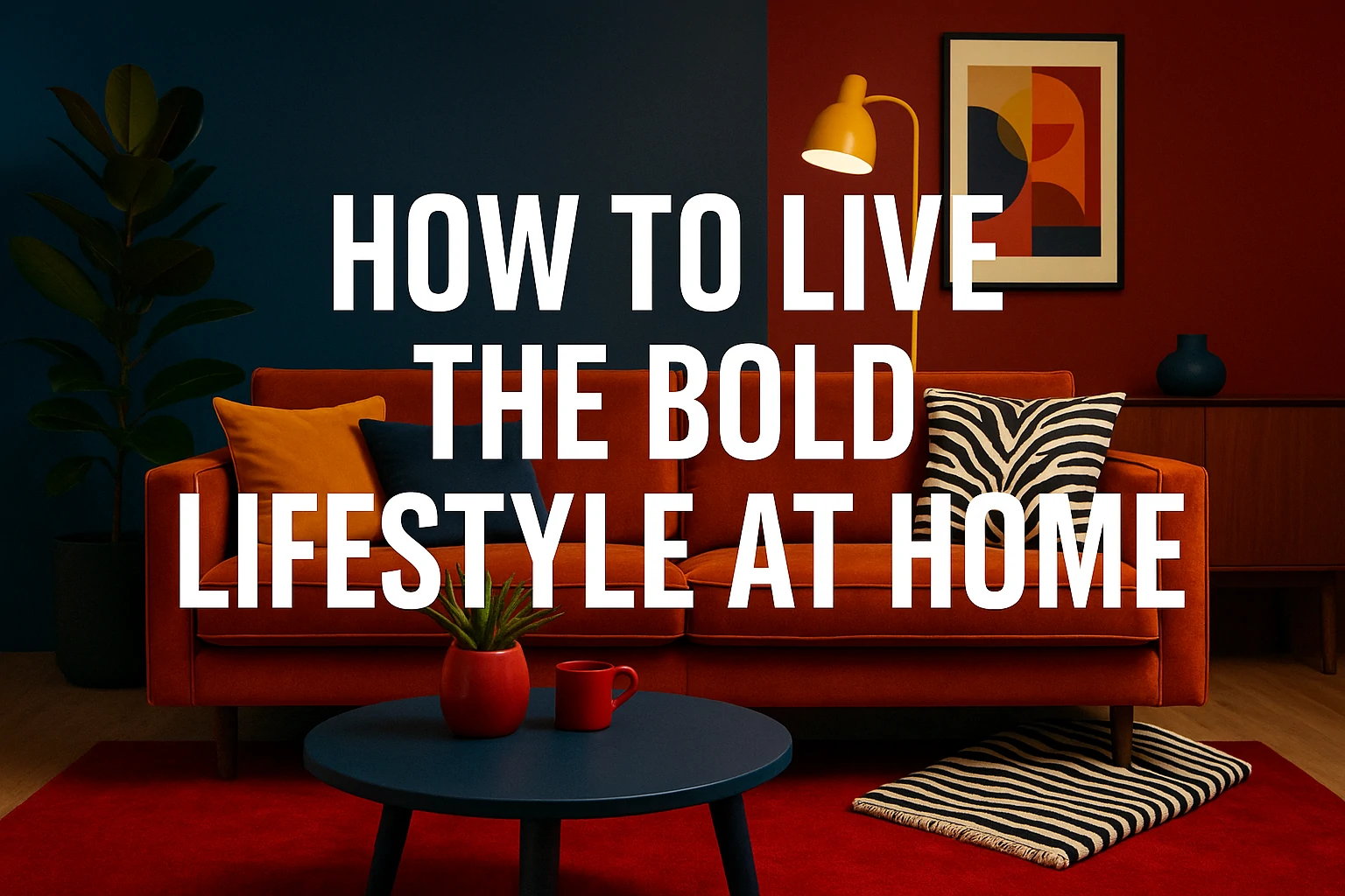 How to Live The Bold Lifestyle at Home