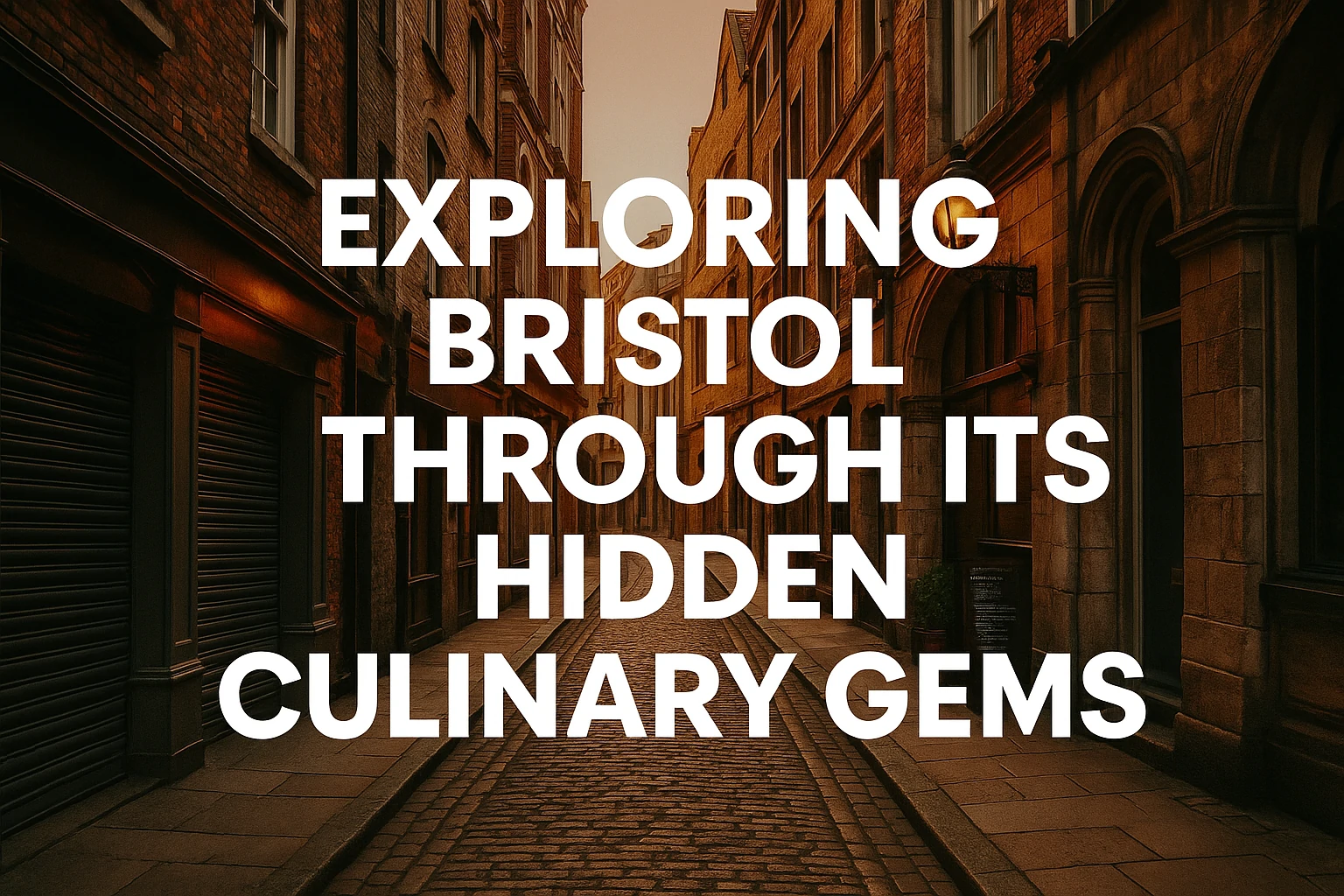 Exploring Bristol Through Its Hidden Culinary Gems