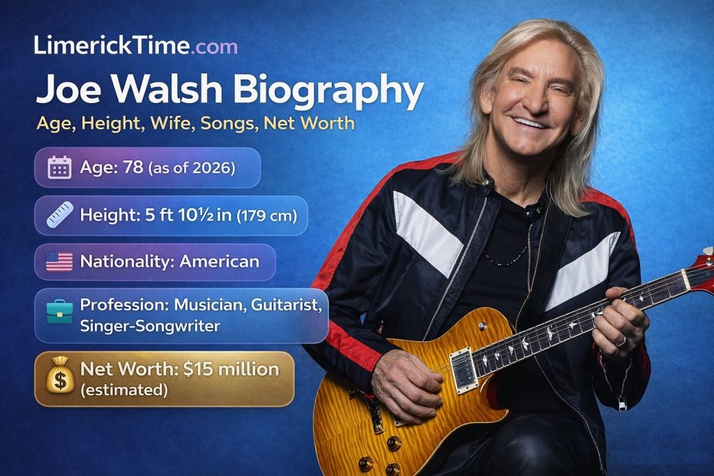 Joe Walsh Biography: Age, Height, Wife, Songs, Net Worth